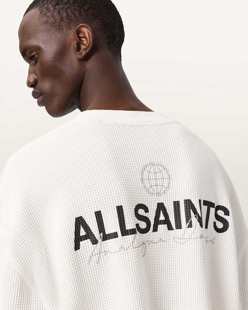 Emblem Oversized Long Sleeve T-Shirt COTTAGE WHITE | ALLSAINTS Canada